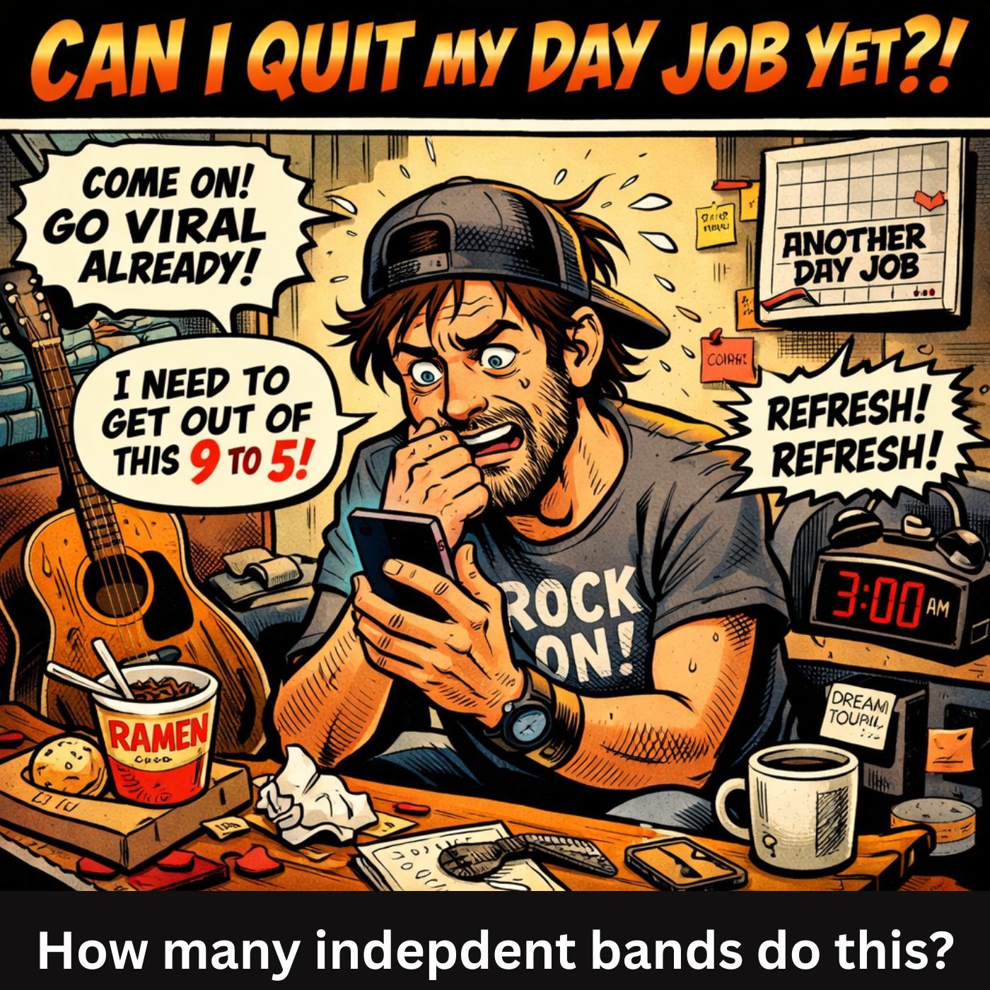 Checking streaming music stats – the life of an independent musician ...